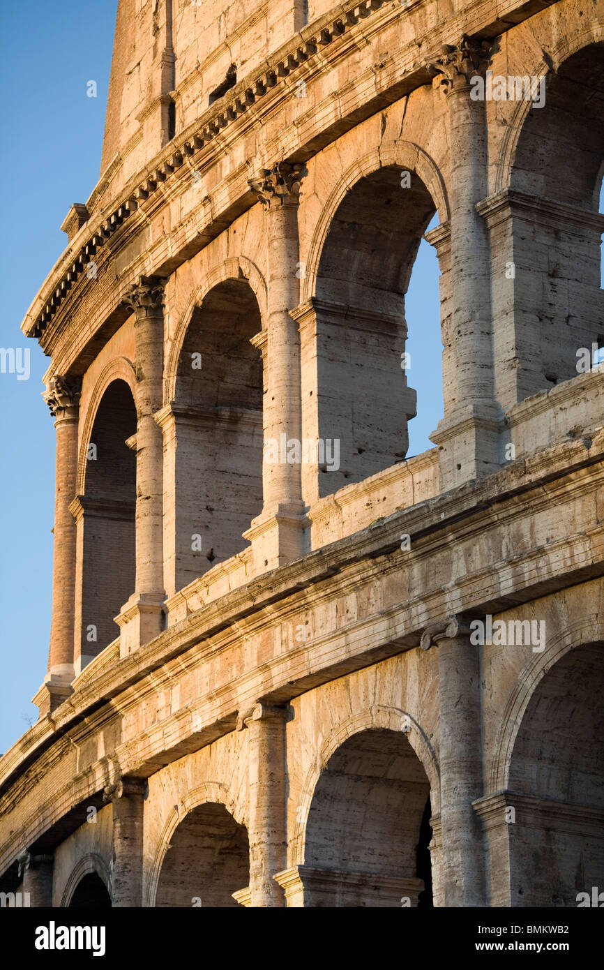 The Colosseum archs, Rome, Italy Stock Photo - Alamy