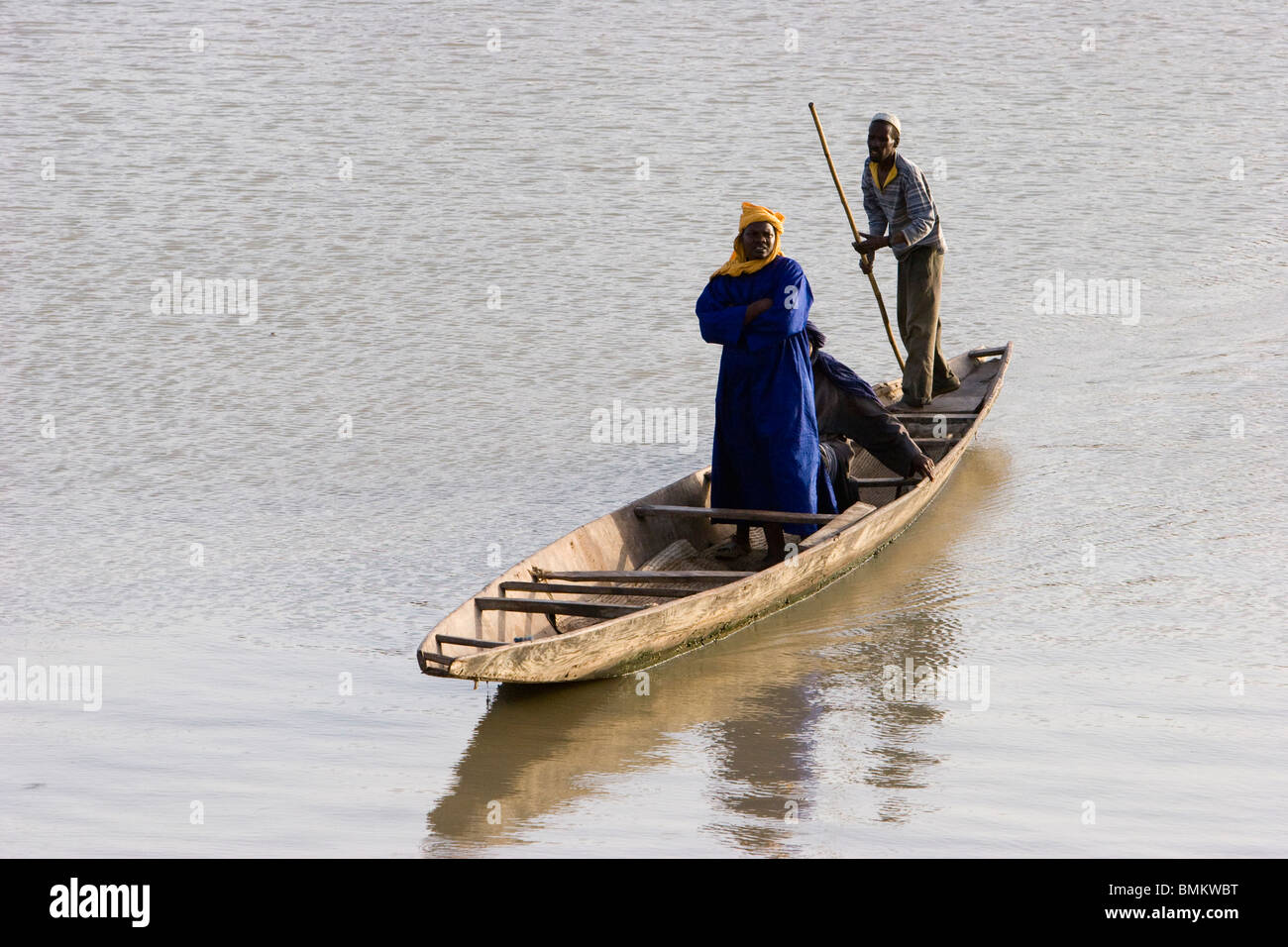 Mali, Mopti. Boat on the Niger River Stock Photo - Alamy