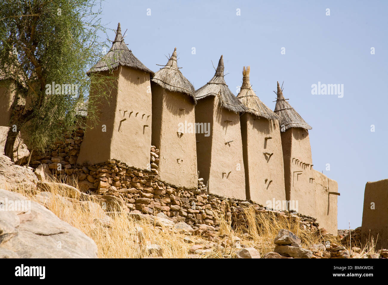 Mali, Neni. Granaries Stock Photo - Alamy