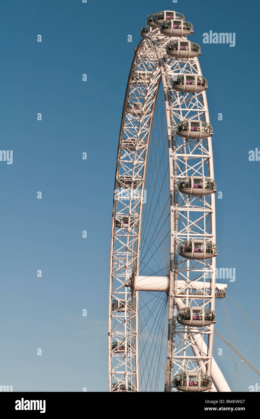 London Eye or Millennium Wheel, Central London, England Stock Photo - Alamy