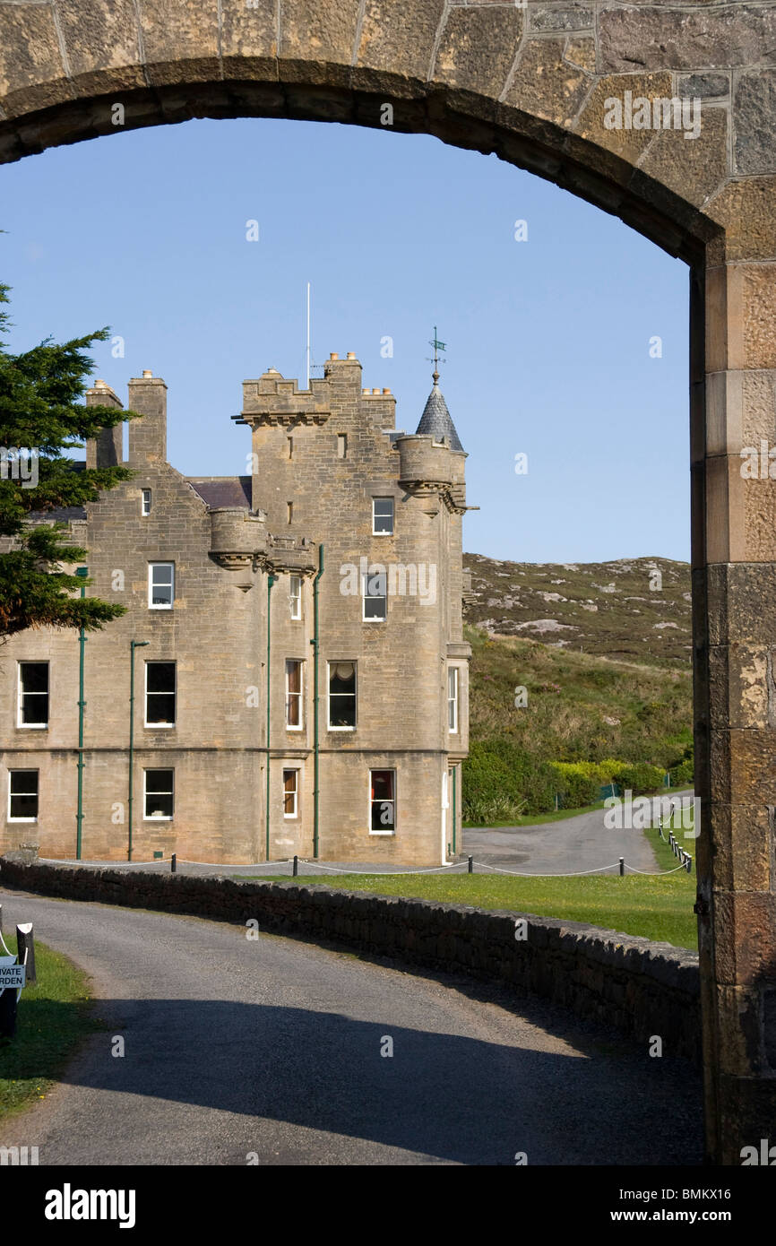 Amhuinnsuidhe Castle, Isle of Harris scotland uk gb Stock Photo - Alamy