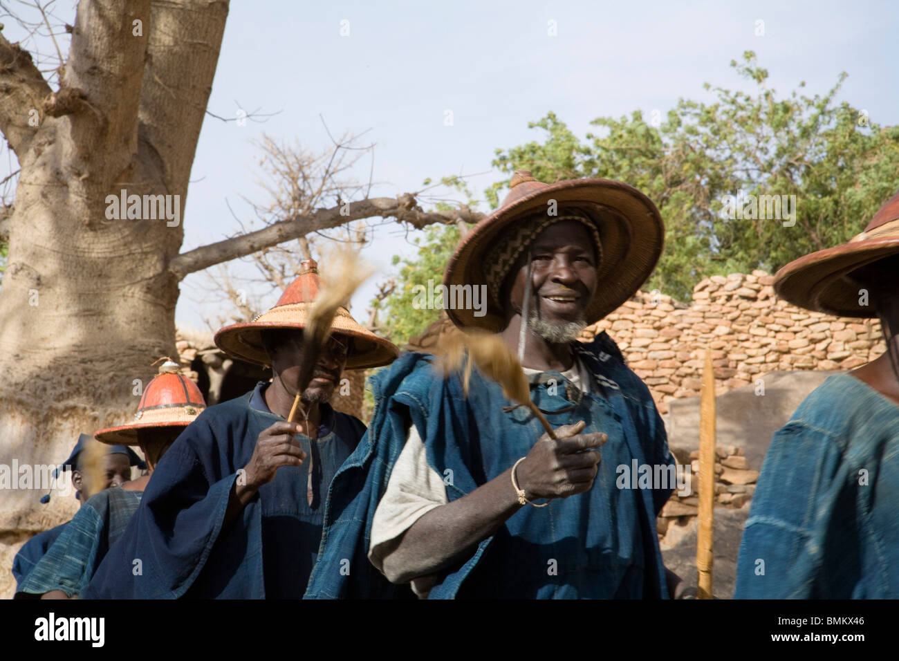 Mali, Tireli. Musicians at the Dama celebration Stock Photo - Alamy