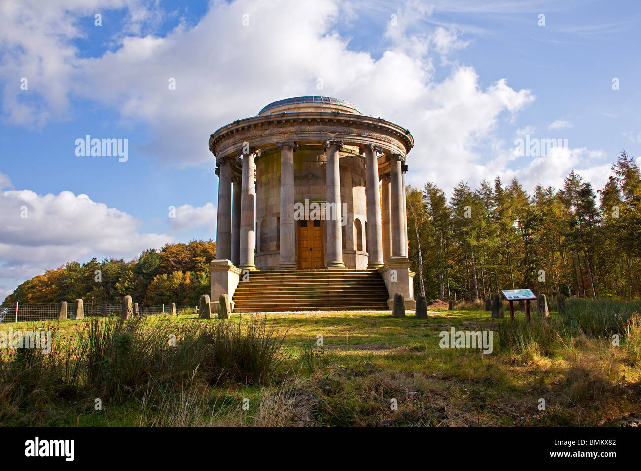 The Rotunda at Stainborough castle Stock Photo - Alamy