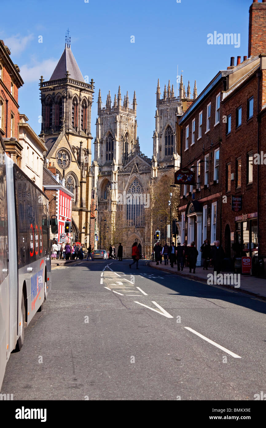 Museum street in York Stock Photo - Alamy