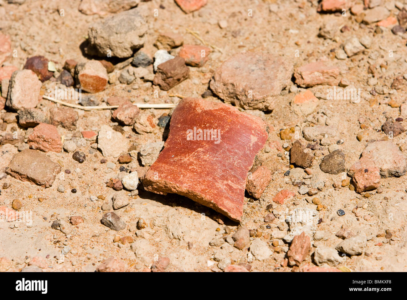 Mali, Djenne, Djenne-Djeno Archaeological Site. Pottery remains Stock ...