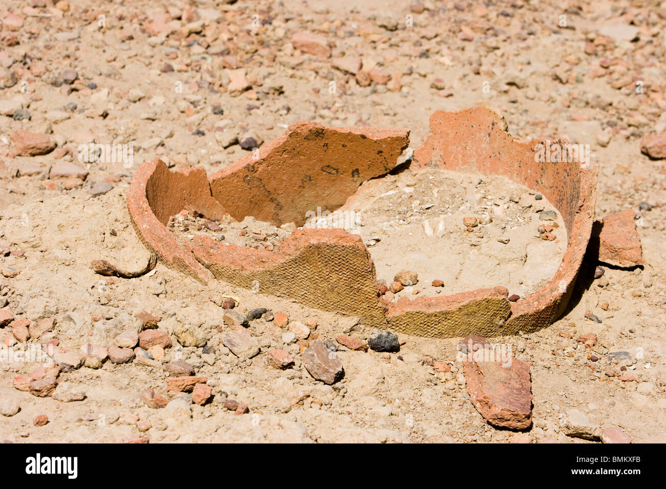 Mali, Djenne, Djenne-Djeno Archaeological Site. Pottery remains Stock ...