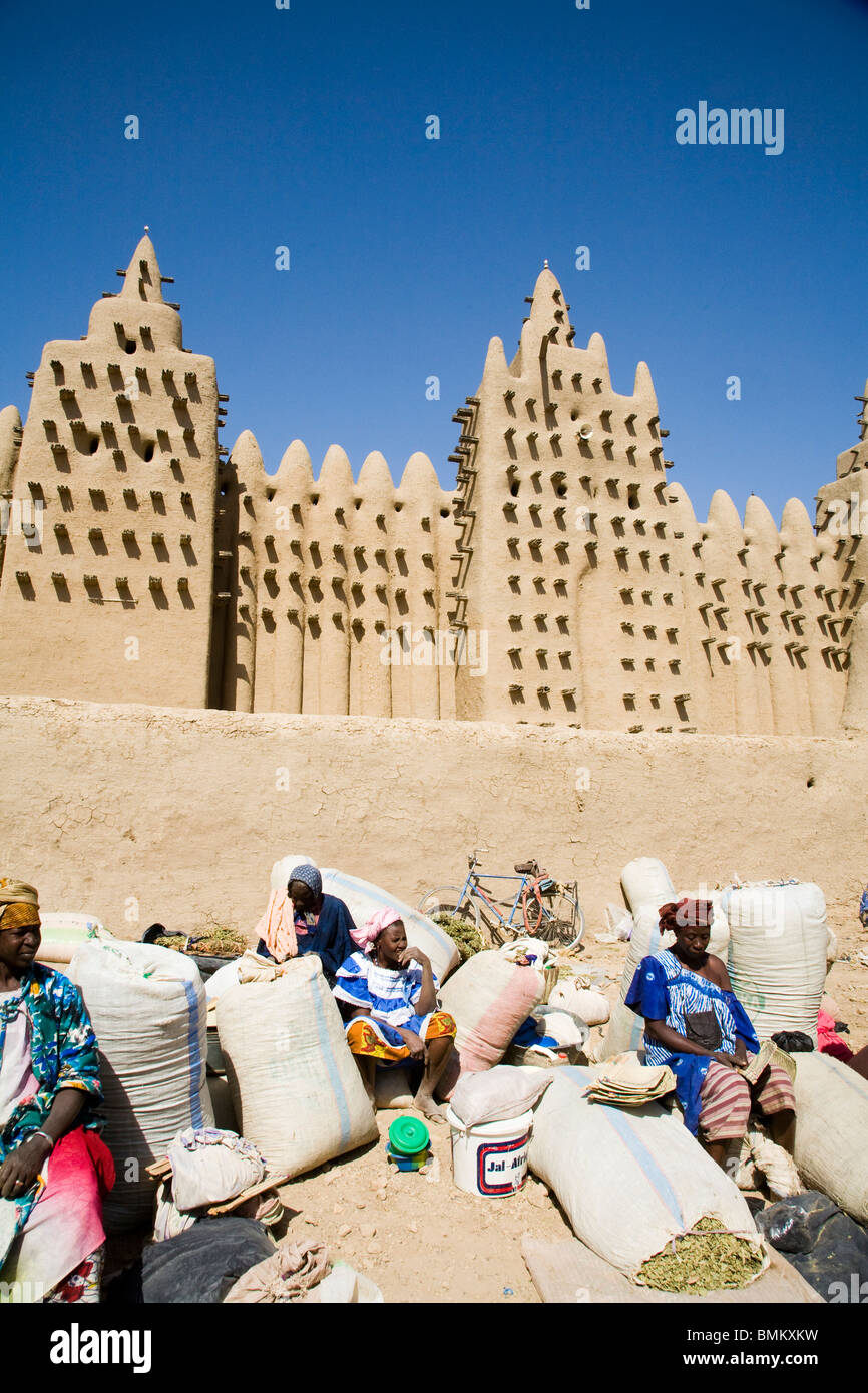 Mali, Djenne. Grand Mosque Stock Photo - Alamy