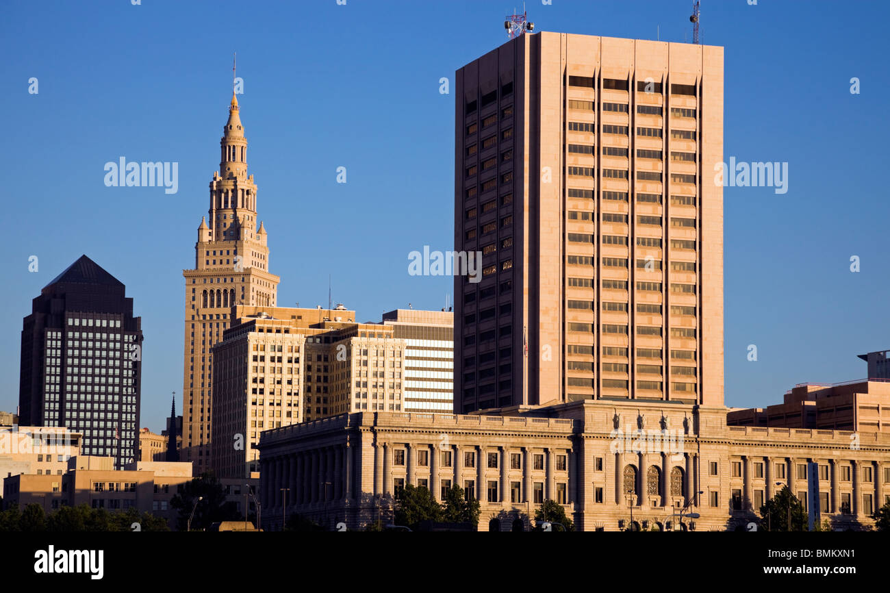 Cleveland aerial hi-res stock photography and images - Alamy