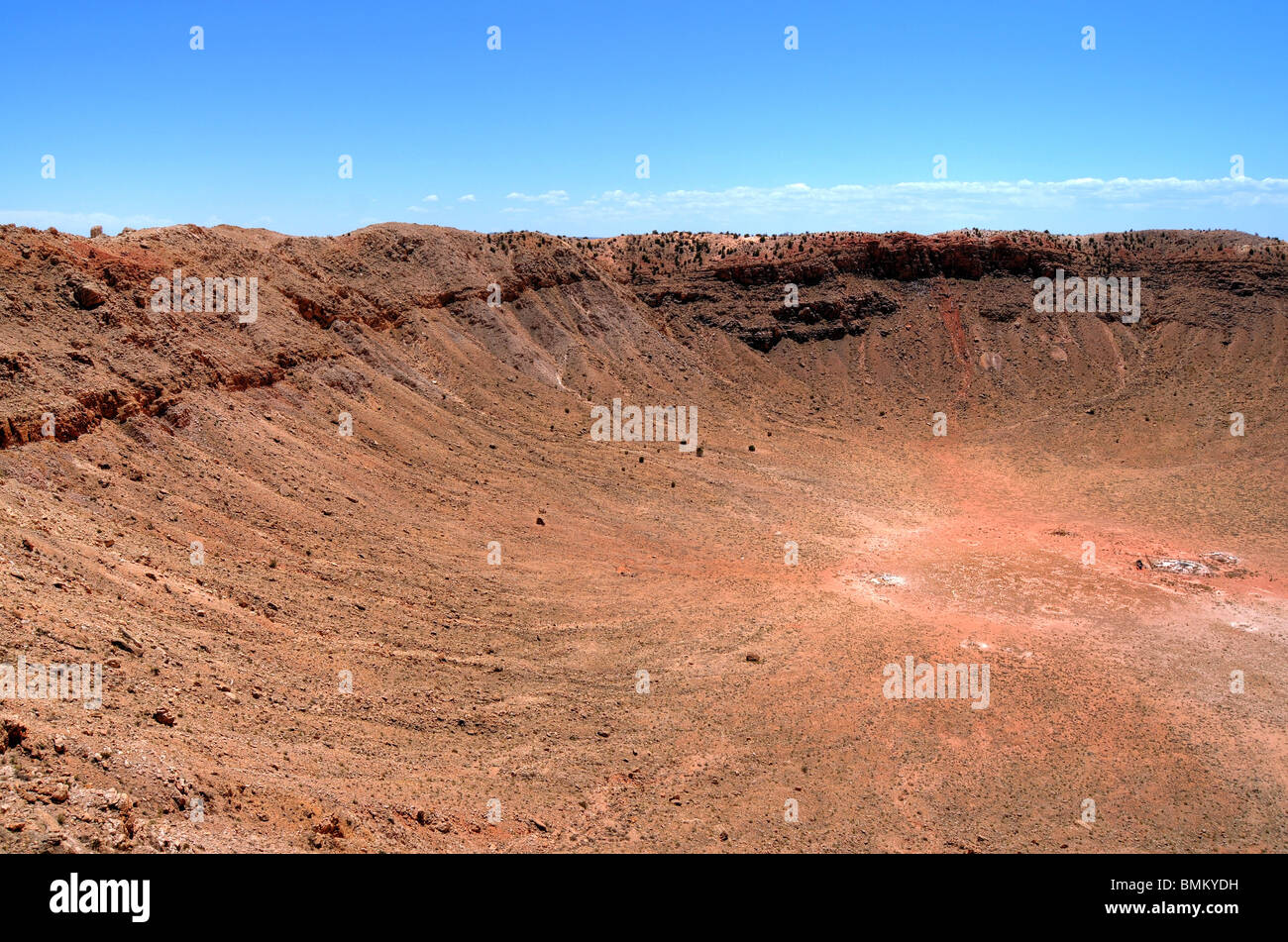 Meteor crater in Northern Arizona USA Stock Photo - Alamy