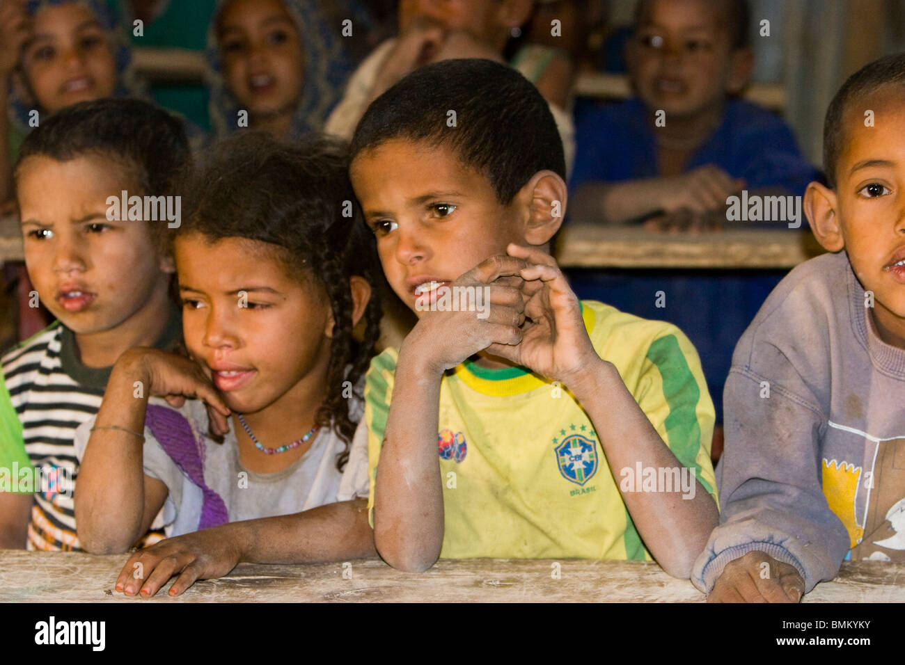 Mali. Tuareg children in a primary school Stock Photo - Alamy