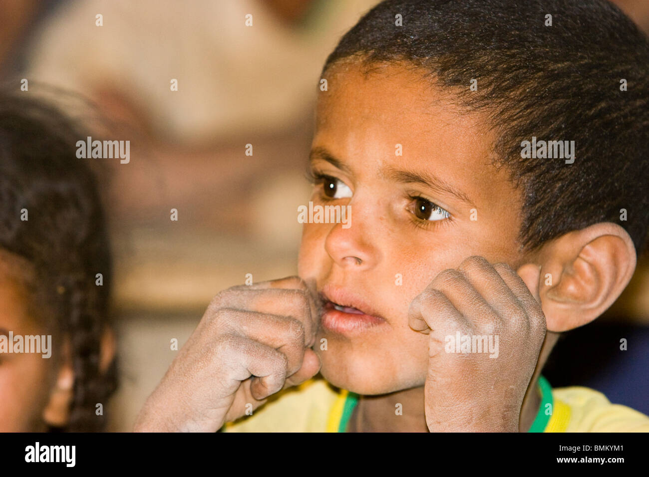 Mali. Boy in a primary school Stock Photo - Alamy