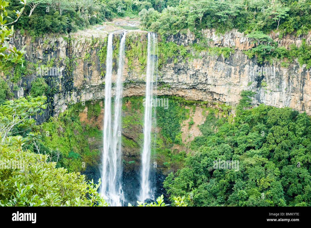 Mauritius, Chamarel. Chamarel waterfalls Stock Photo - Alamy