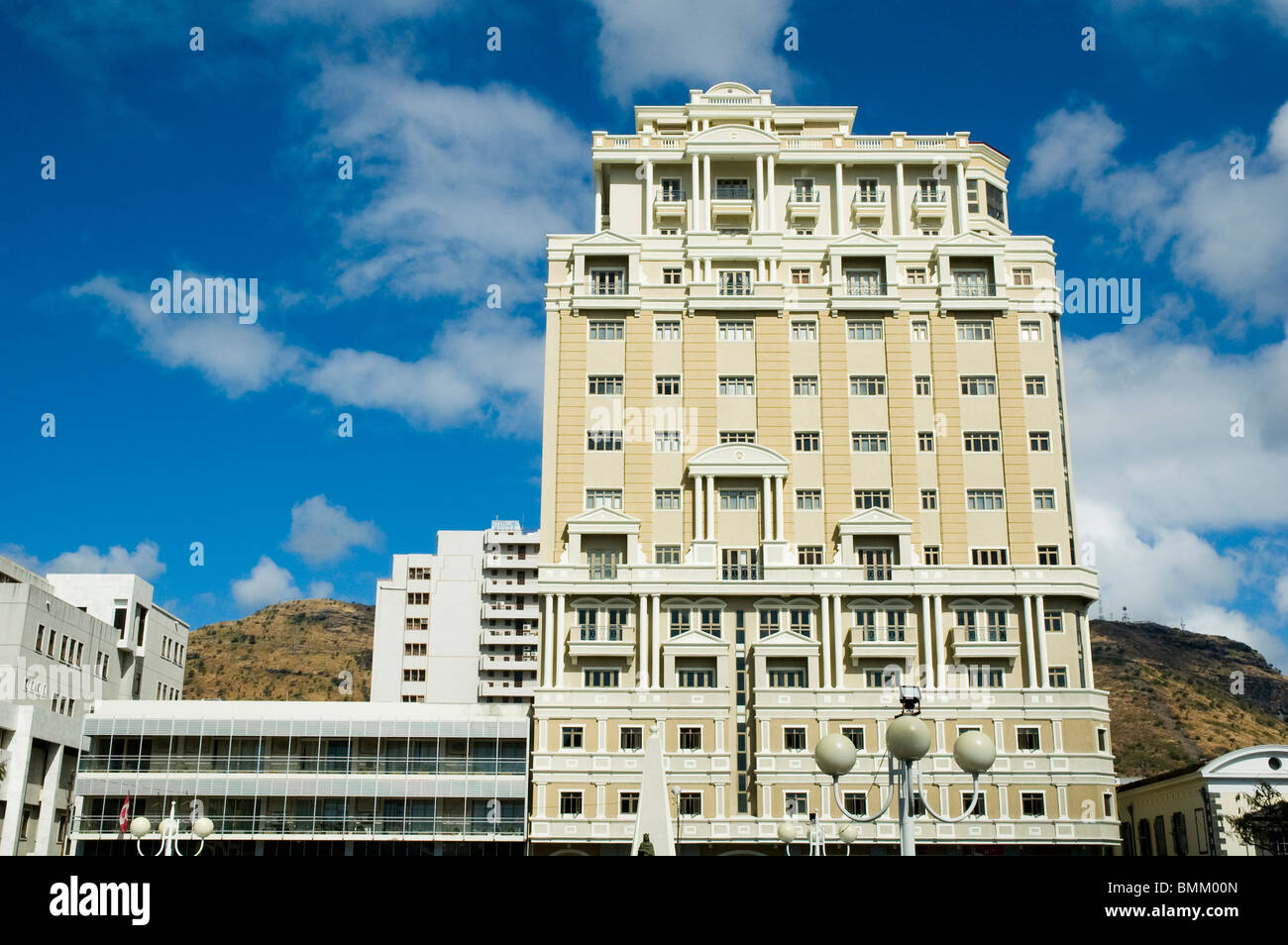 Mauritius, Port Louis. Air Mauritius office building Stock Photo - Alamy