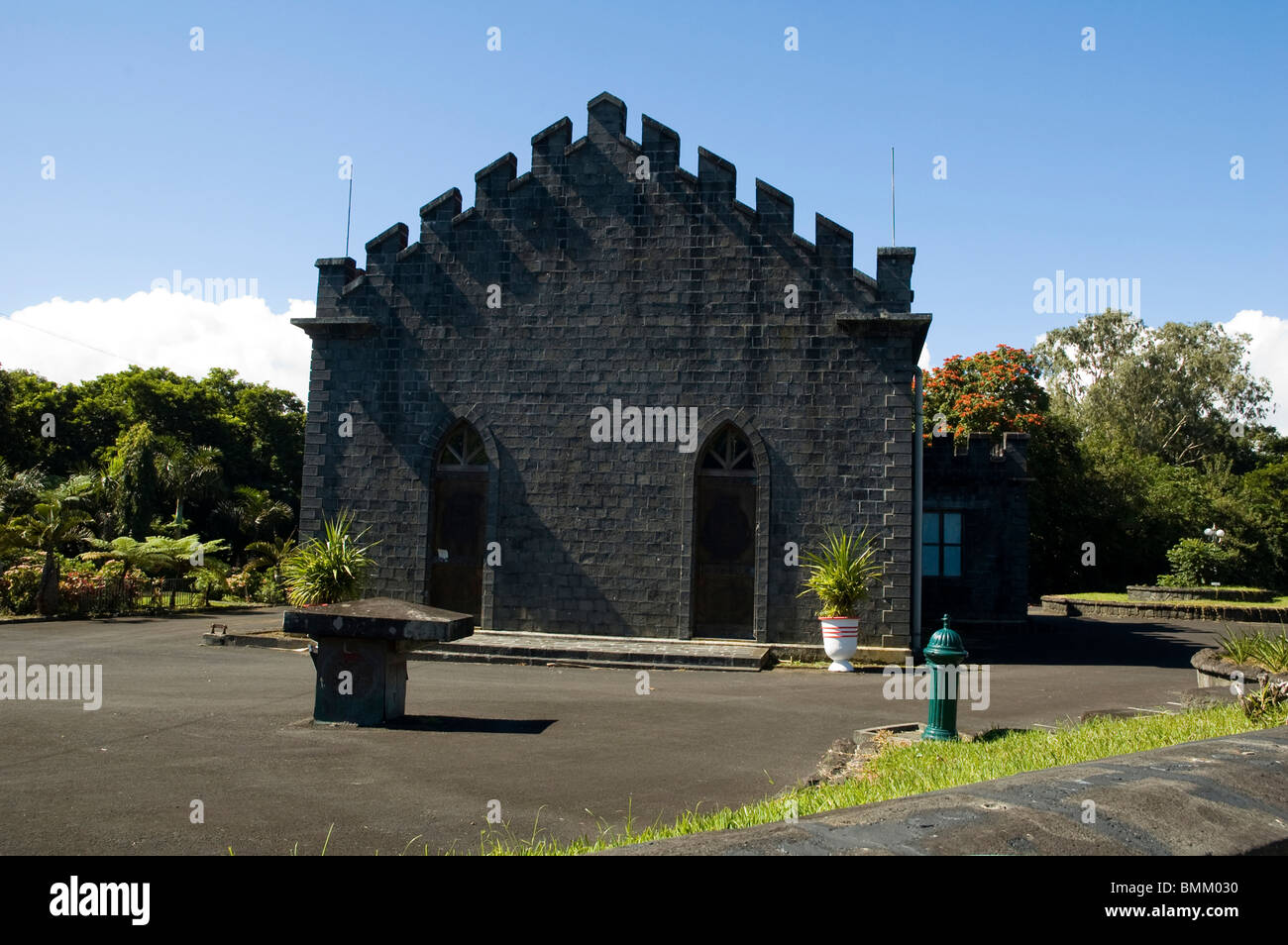 Mauritius, Floreal. Stone house Stock Photo - Alamy