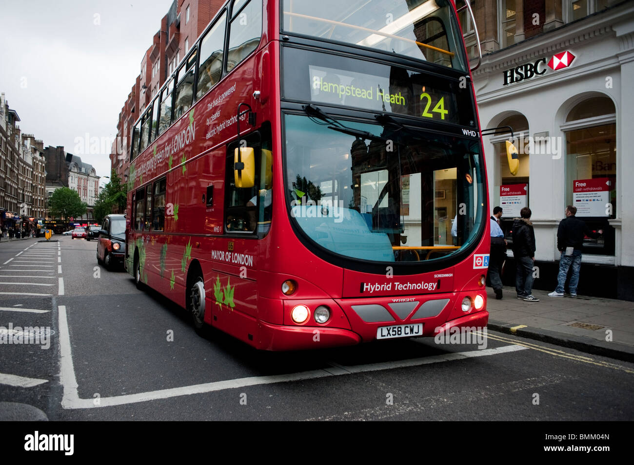 London Bus, Street, Scene England, Great Britain, Outside Public ...