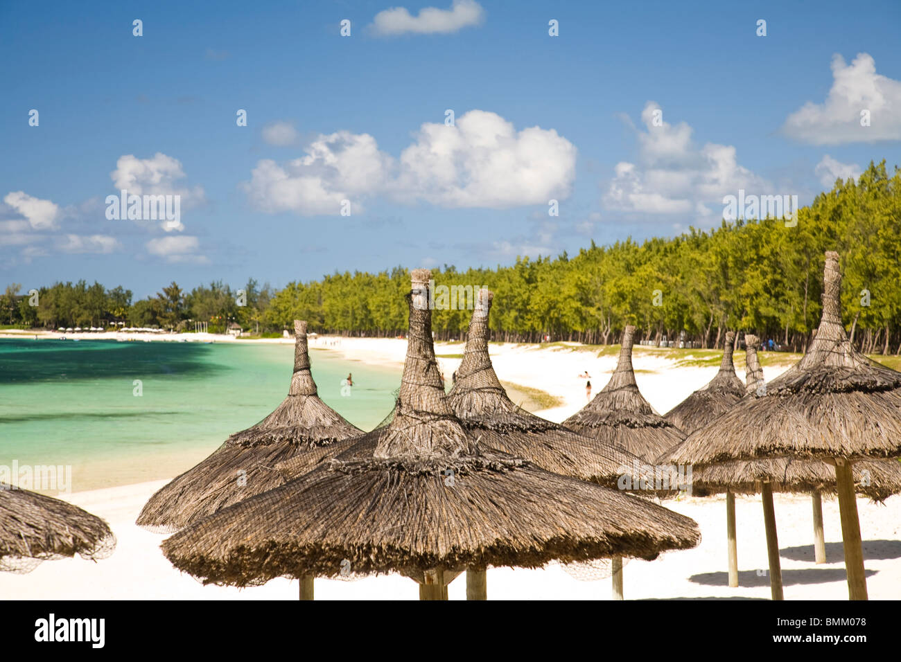 Belle Mare Public Beach, Southeast Mauritius, Africa Stock Photo - Alamy