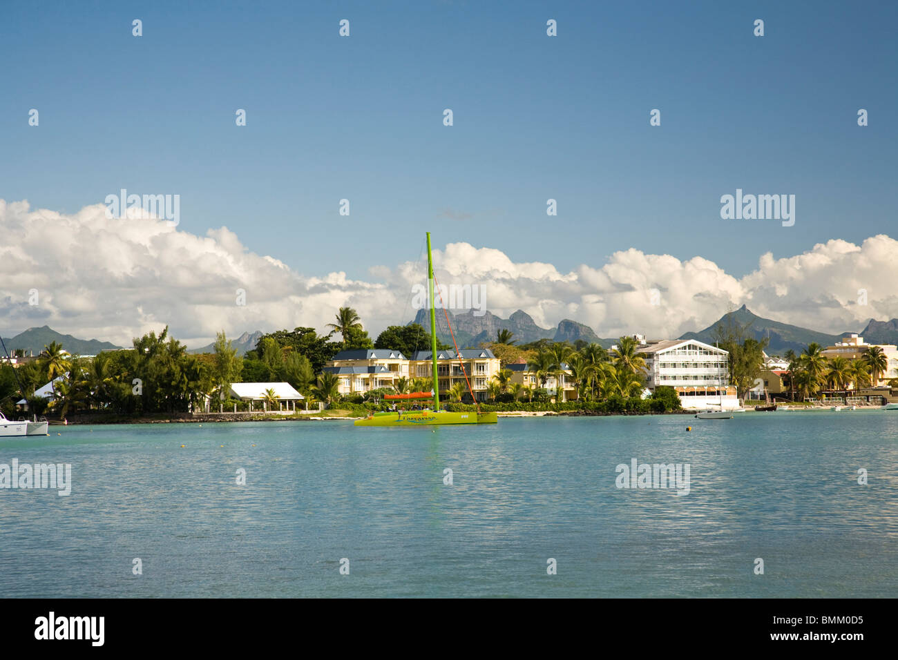Grand Baie, Northern Mauritius, Africa Stock Photo - Alamy