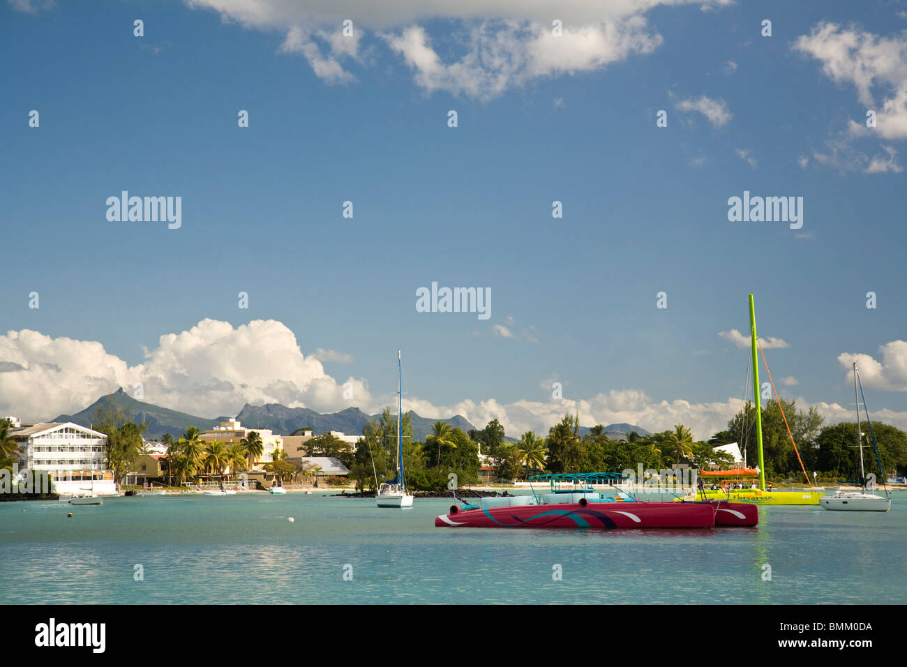 Grand Baie, Northern Mauritius, Africa Stock Photo - Alamy