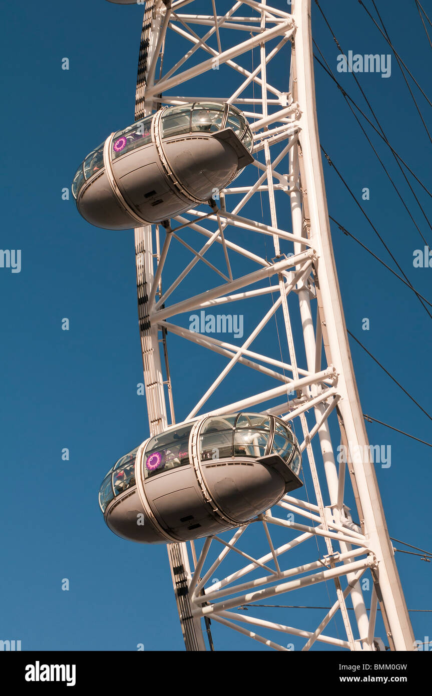London Eye or Millennium Wheel, Central London, England Stock Photo - Alamy