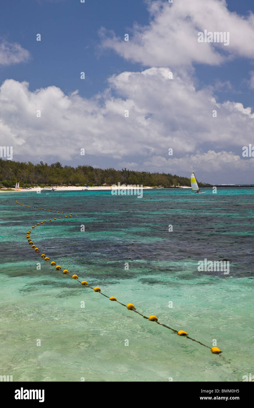 Mauritius, Eastern Mauritius, Belle Mare, East Coast beachfront Stock ...