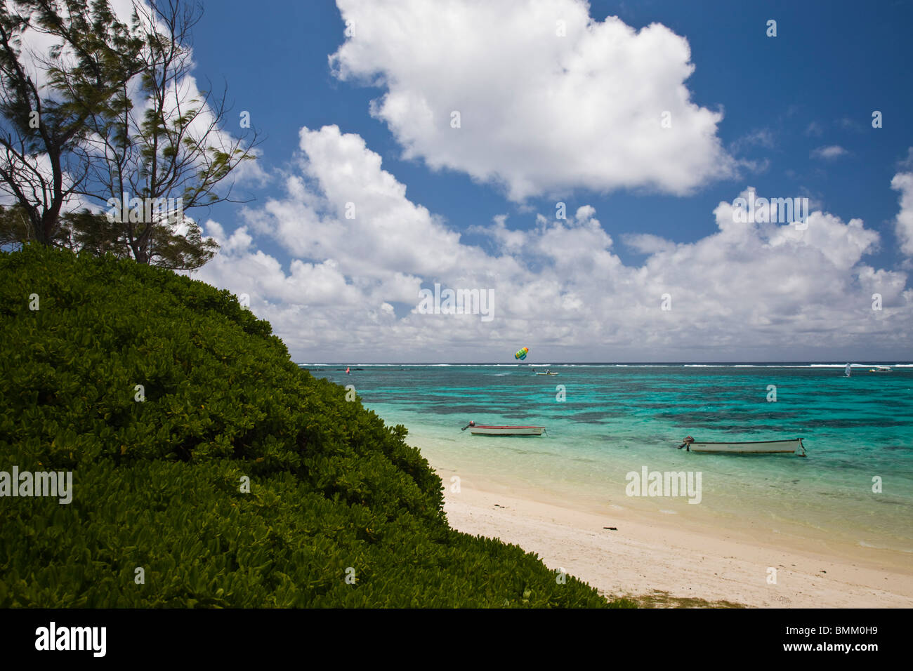 Mauritius, Eastern Mauritius, Belle Mare, East Coast beachfront Stock ...