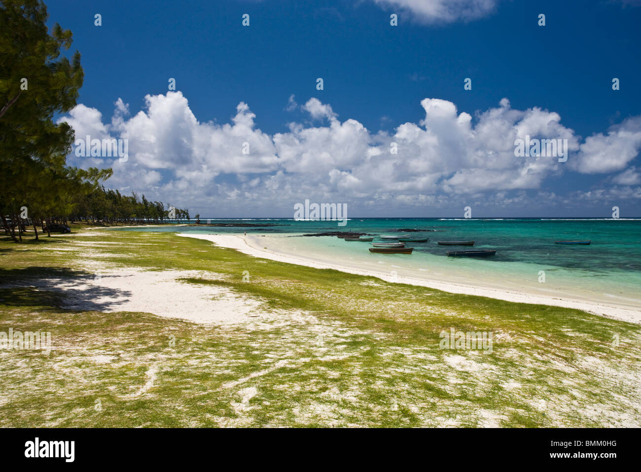 Mauritius, Eastern Mauritius, Belle Mare, East Coast beachfront Stock ...
