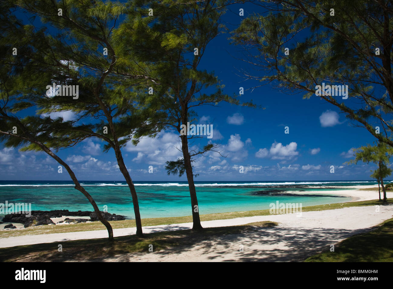 Mauritius, Eastern Mauritius, Belle Mare, East Coast beachfront Stock ...