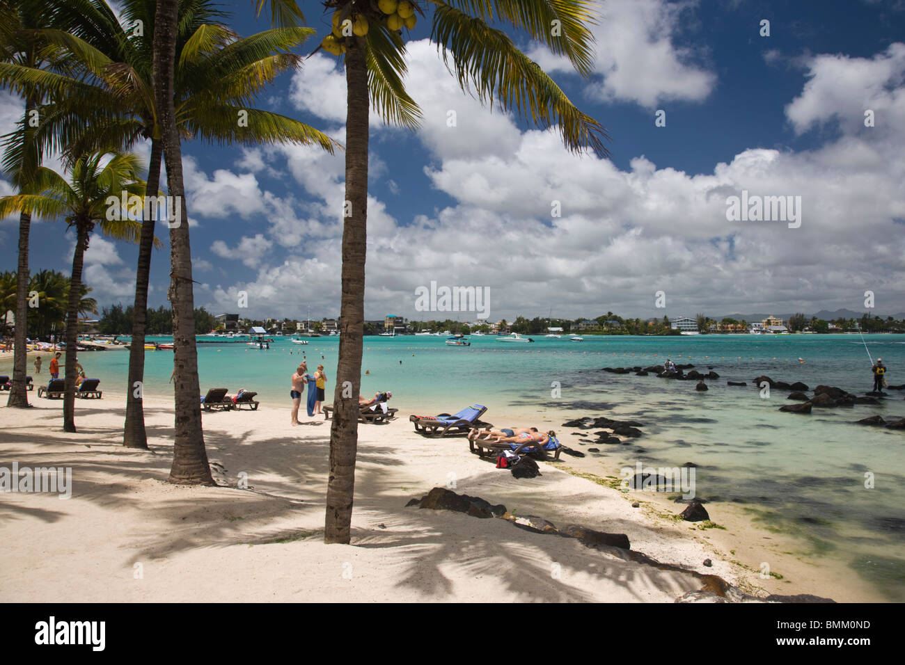 Mauritius, North Mauritius, Grand Baie, beachfront Stock Photo - Alamy