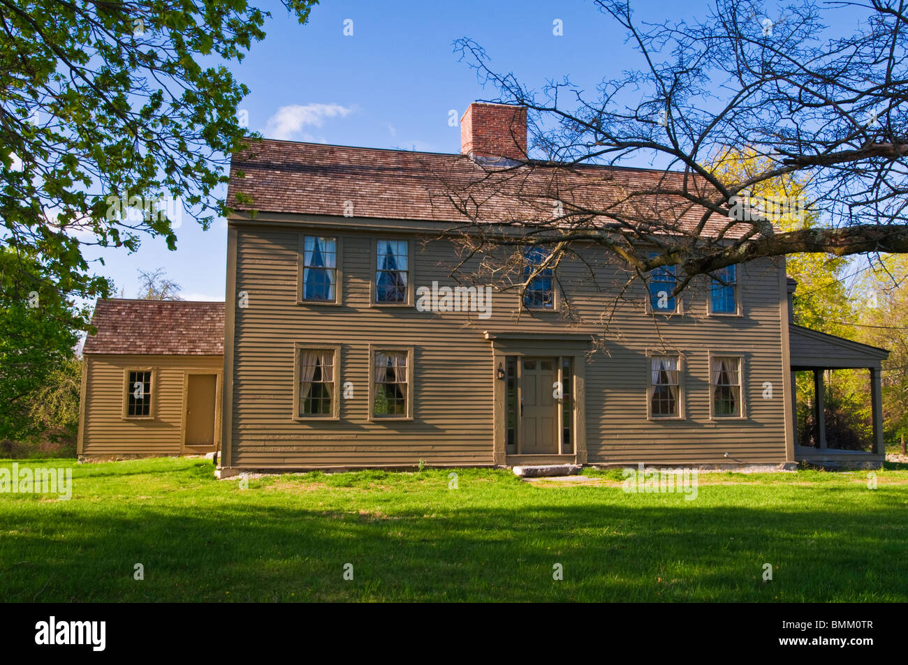 The Samuel Brooks house on the Battle Road, Minute Man National ...