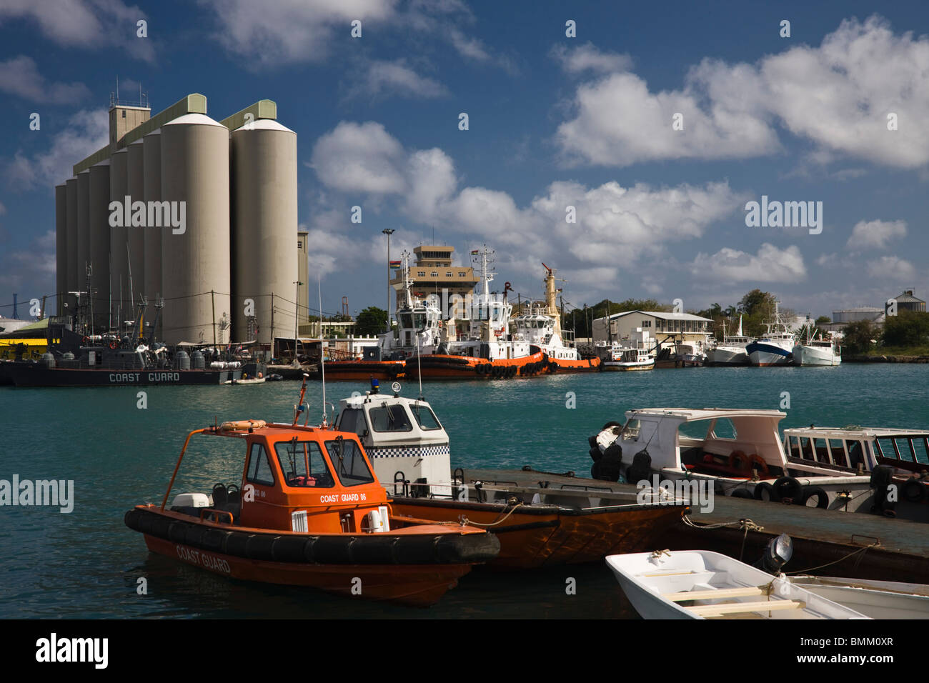 Mauritius, Port Louis, harbor tugboats Stock Photo - Alamy