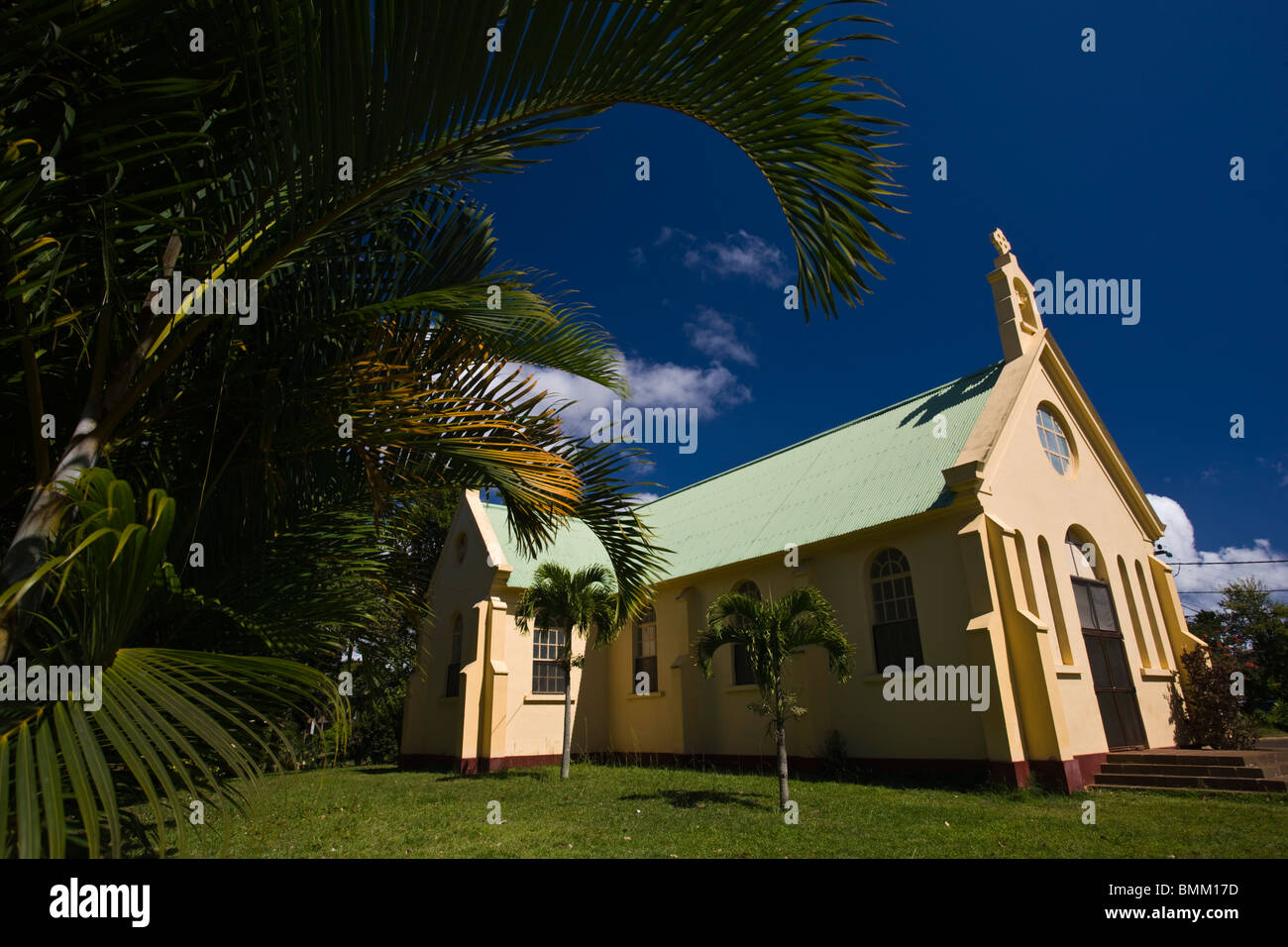 Mauritius, Western Mauritius, Chamarel, town church Stock Photo - Alamy