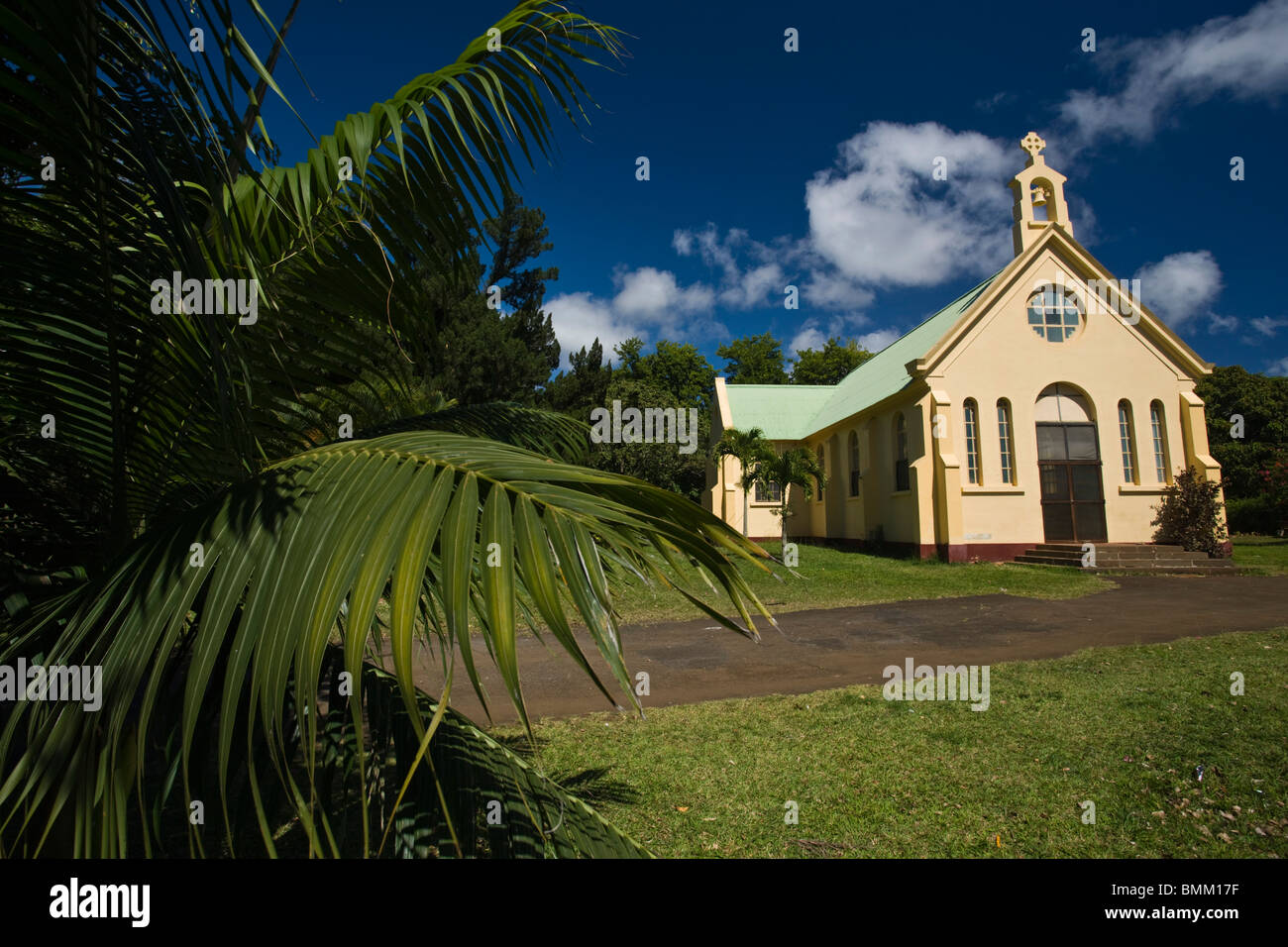 Mauritius, Western Mauritius, Chamarel, town church Stock Photo - Alamy