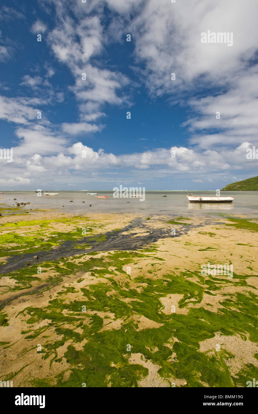 Mauritius, Western Mauritius, Le Morne, fishing village by Le Morne ...