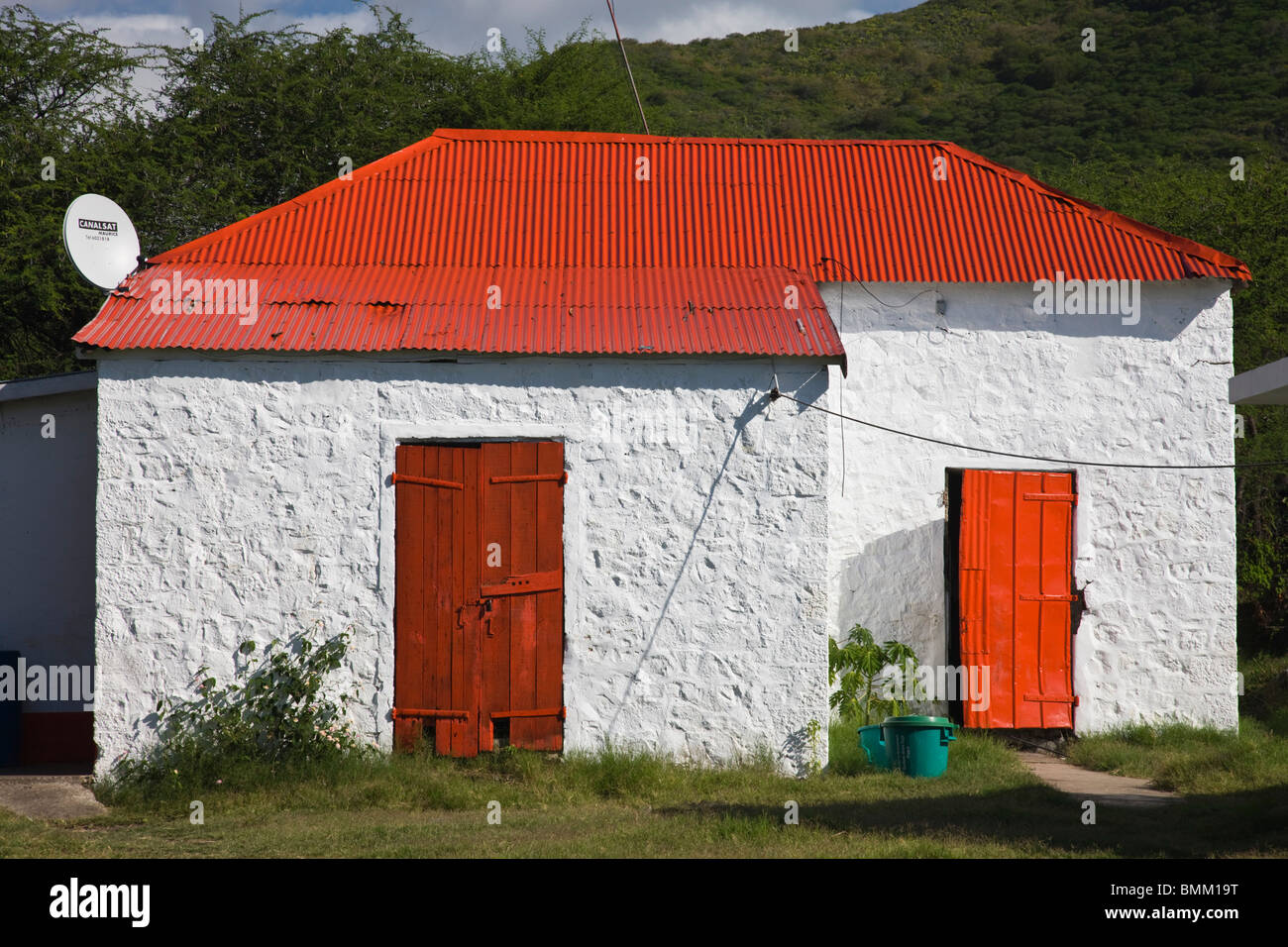 Mauritius, Western Mauritius, Tamarin, Creole house Stock Photo - Alamy