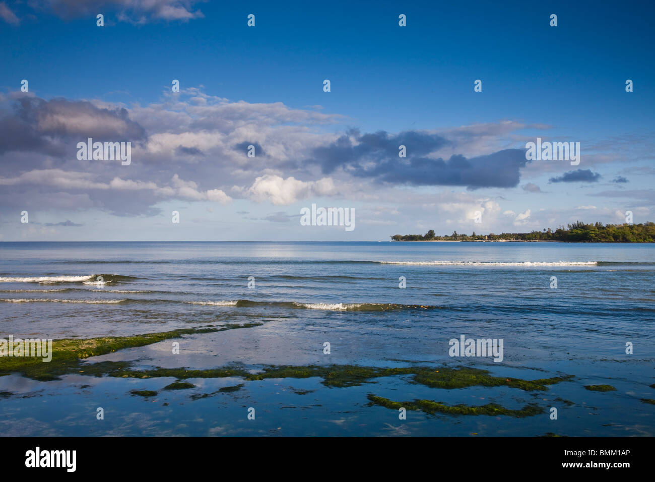 Mauritius, Western Mauritius, Tamarin, Tamarin Bay, dawn Stock Photo ...
