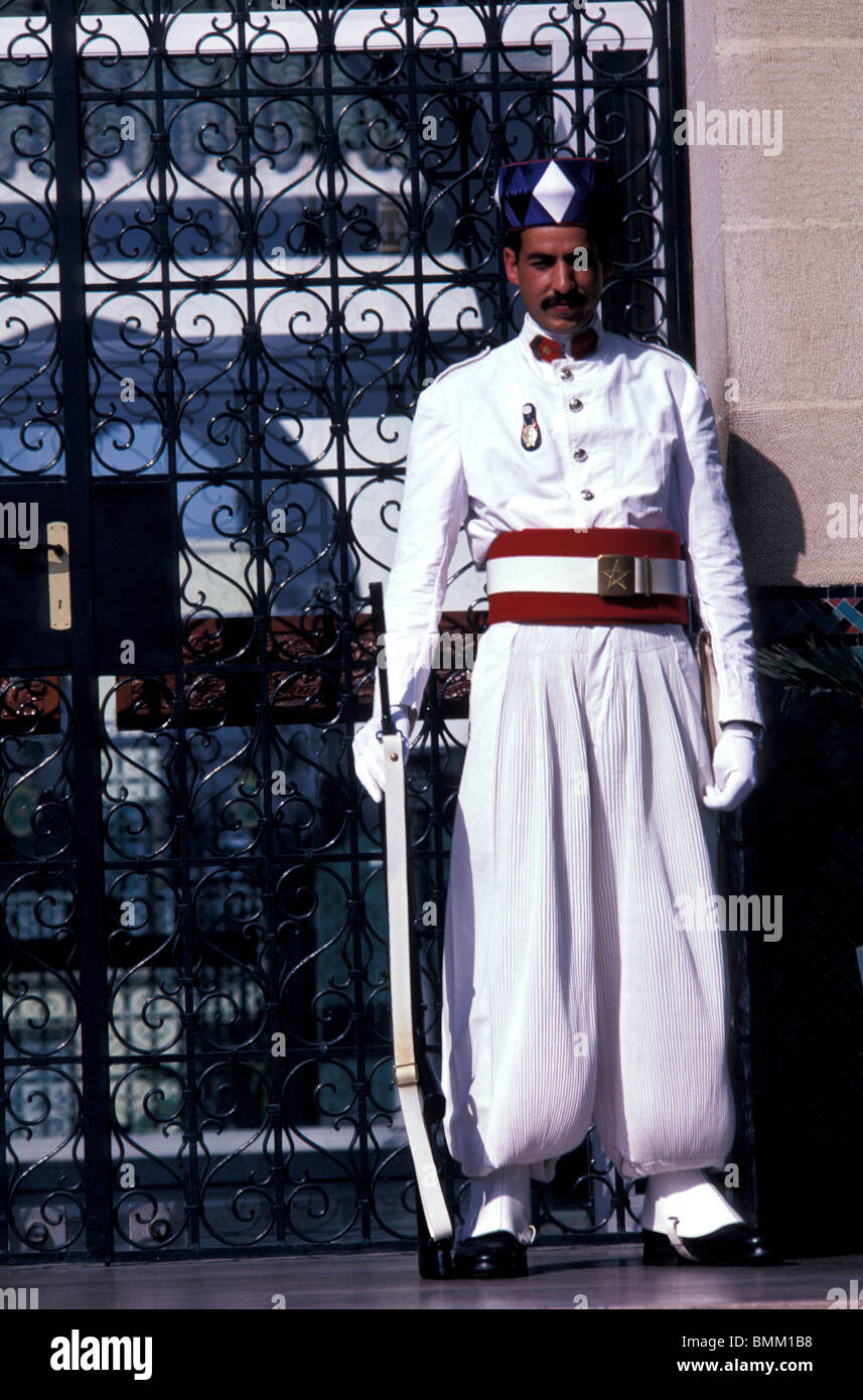 Africa, Morocco, Rabat. Palace guard Stock Photo - Alamy