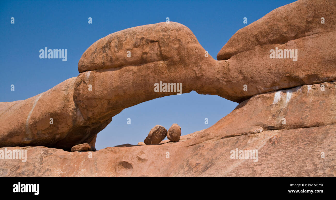 A granite arch formed by erosion in Damaraland, Namibia Stock Photo - Alamy