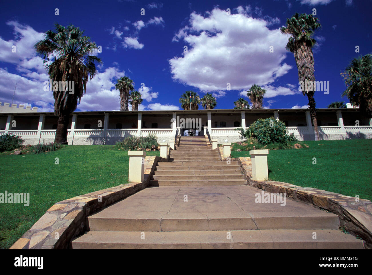 Africa, Namibia, Windhoek. Alte Feste Museum, Namibia's oldest building ...