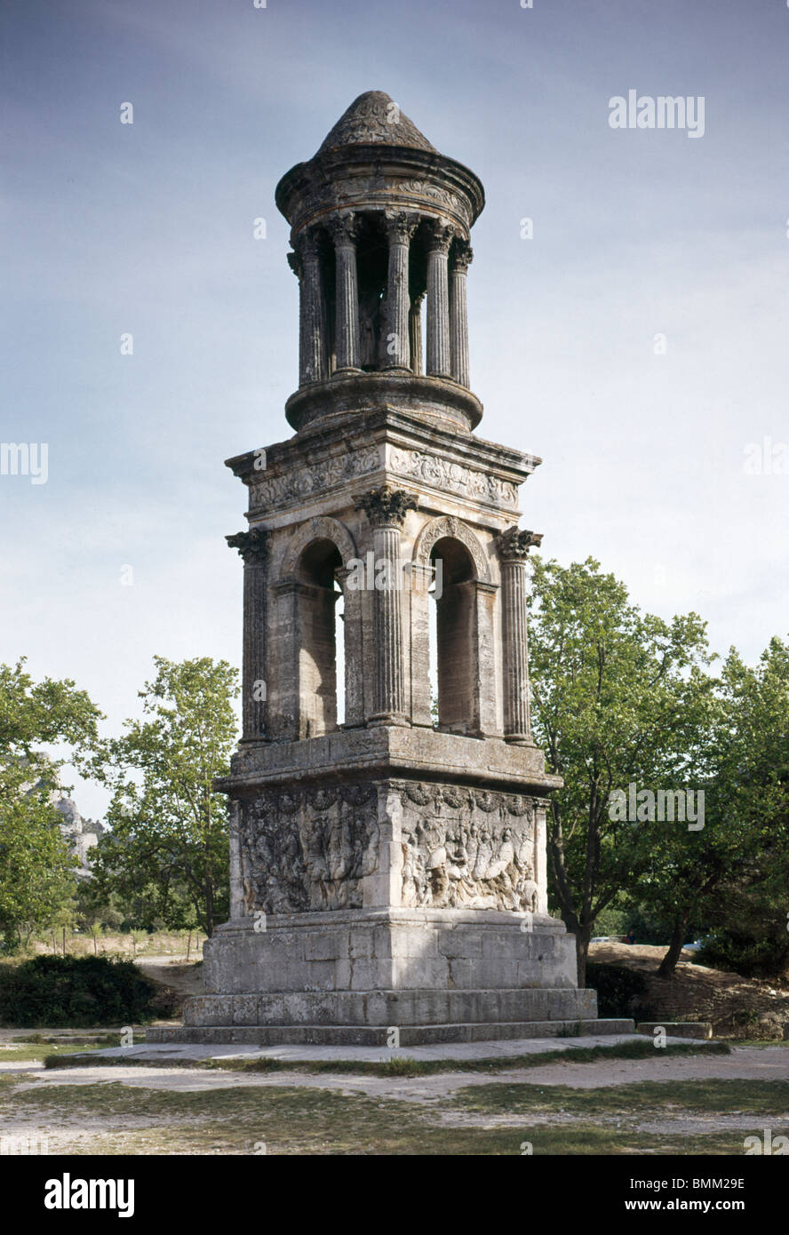 St Remy de Provence , France. Mausoleum of Glanum merchant & his wife ...