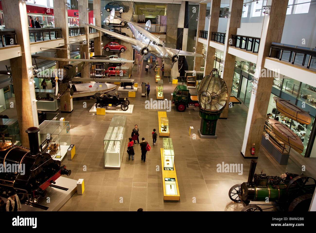 The main atrium at the Science Museum, London Stock Photo - Alamy