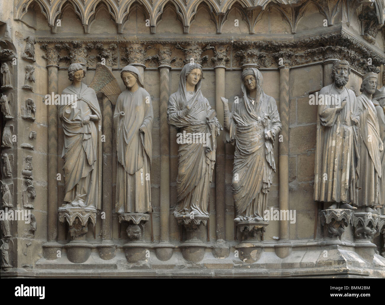 Reims Cathedral Annunciation And Visitation