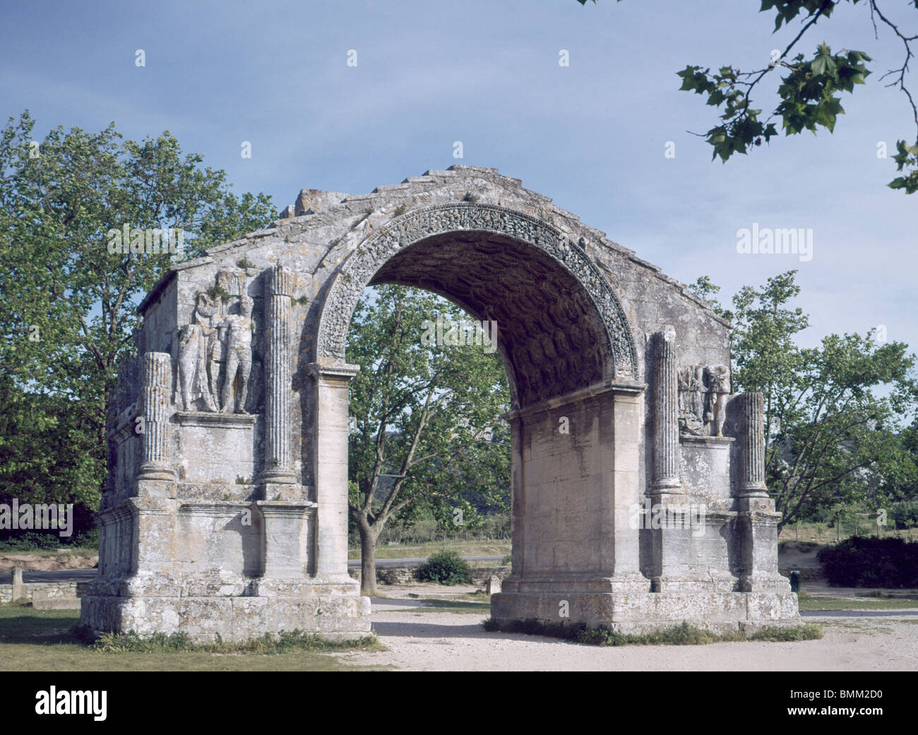 St Remy de Provence, France. Roman municipal arch, from period of ...