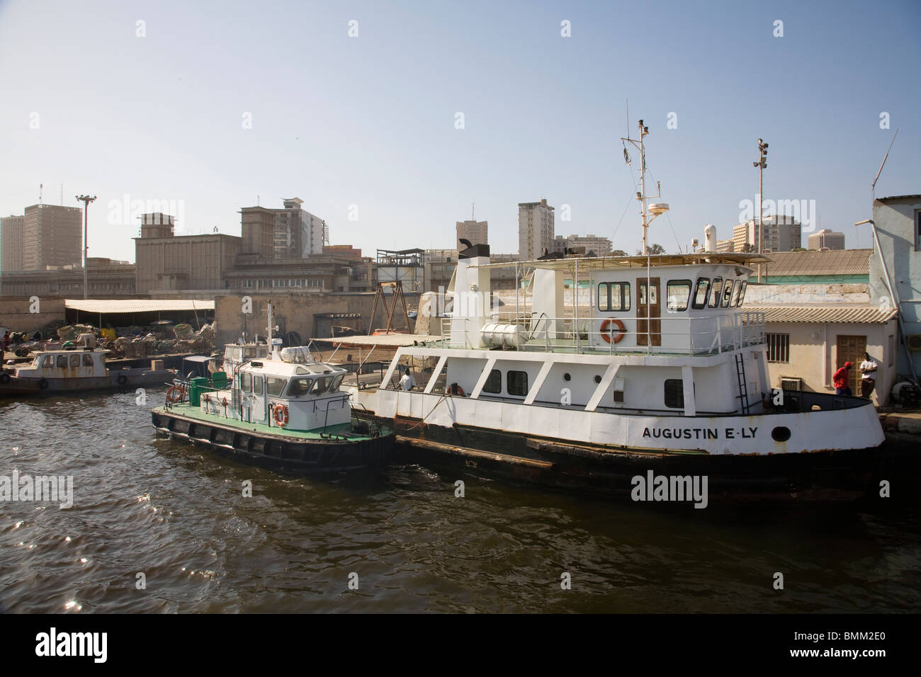 Senegal, Dakar. Ferry terminal Stock Photo - Alamy