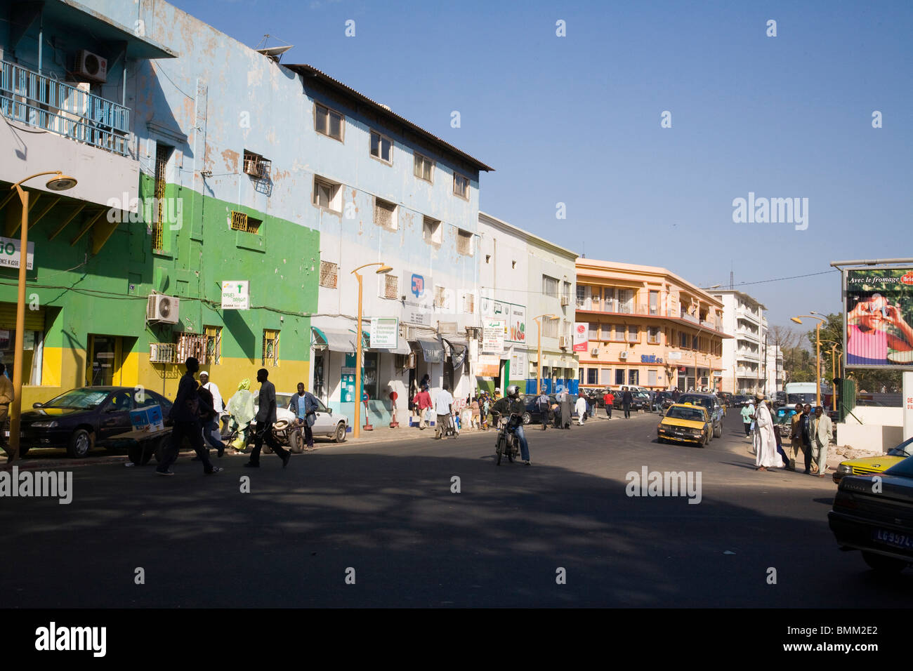 Senegal, Dakar. Street scene Stock Photo - Alamy