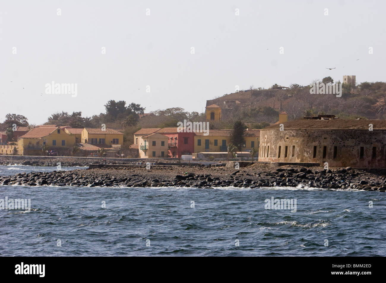 Senegal, Dakar. Panorama of Goree Island Stock Photo - Alamy