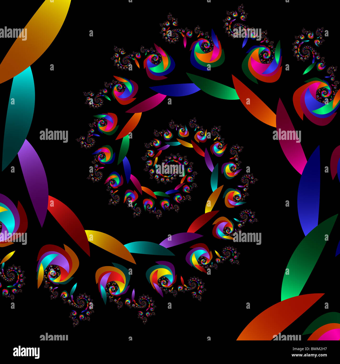 A pattern made using fractal design software Stock Photo - Alamy