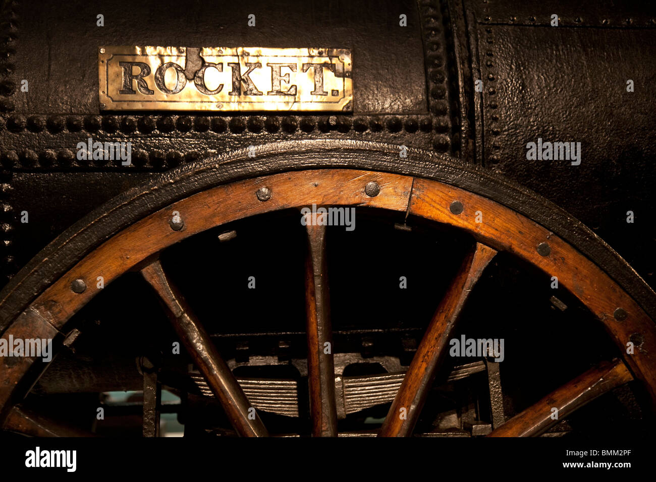 The Science Museum, London. Stephenson's Rocket Stock Photo - Alamy