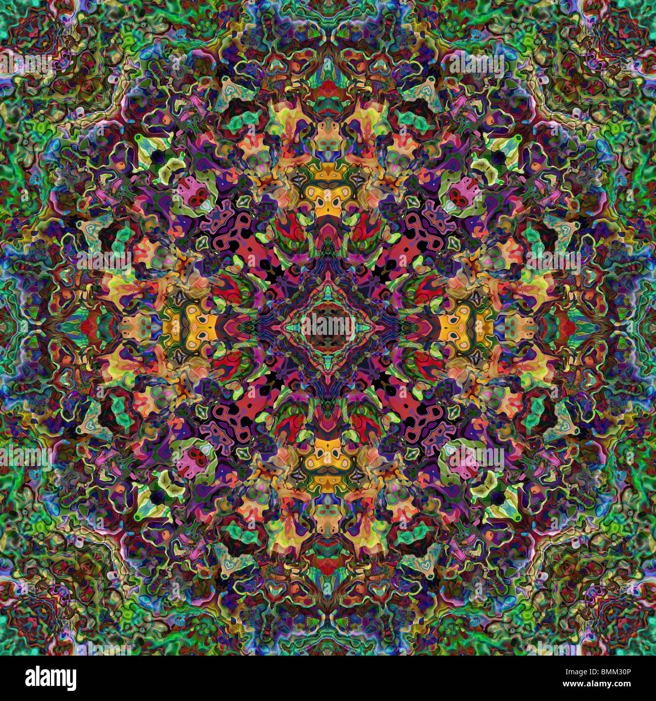 A pattern made using fractal design software Stock Photo - Alamy