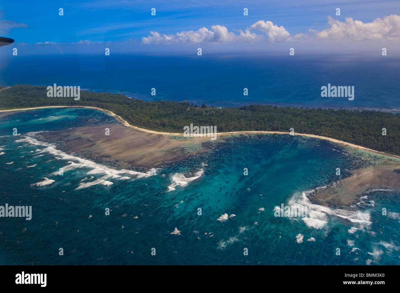 Desroches Island overview Stock Photo - Alamy