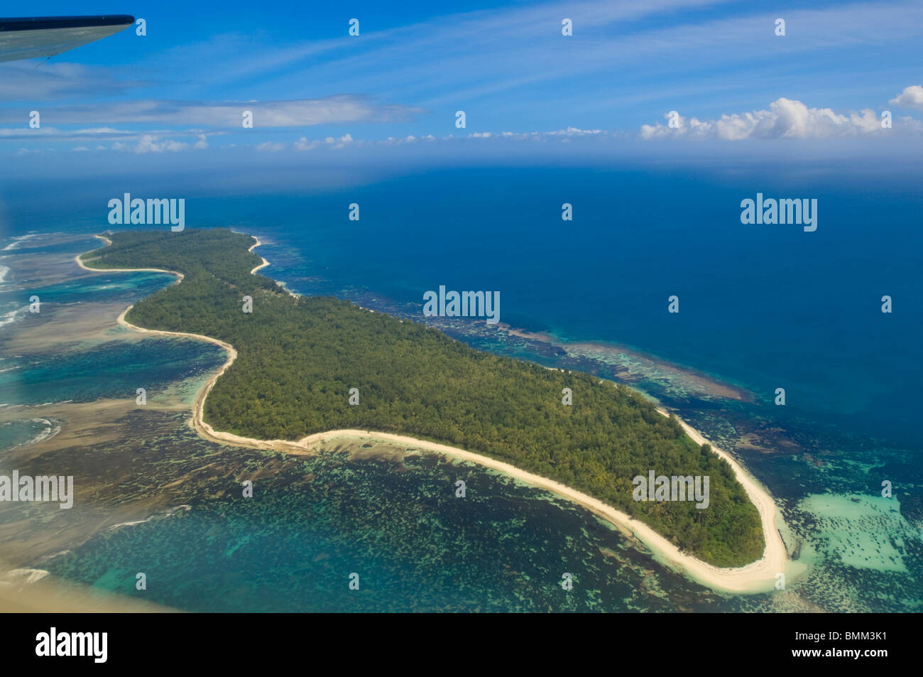 Desroches Island overview Stock Photo - Alamy